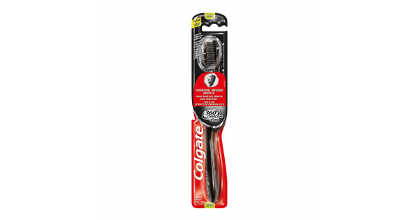 Colgate 360 Black Charcoal Medium Toothbrush